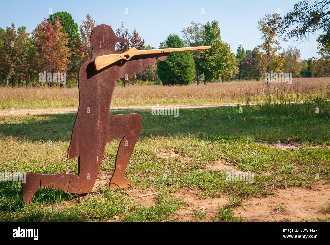 The Cowpens National Battlefield Park, in South Carolina, Major ...