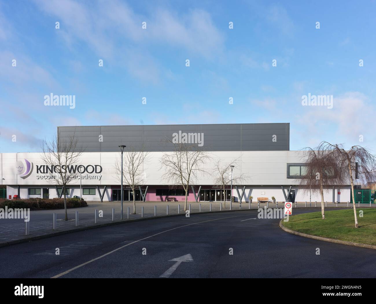 Kingswood Secondary Academy school, Corby, England Stock Photo - Alamy