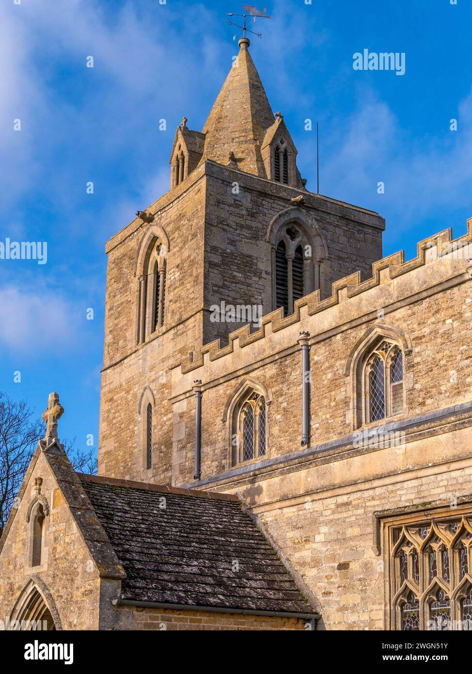 St. Andrew's Church, Hambleton village, Rutland, England, UK Stock ...