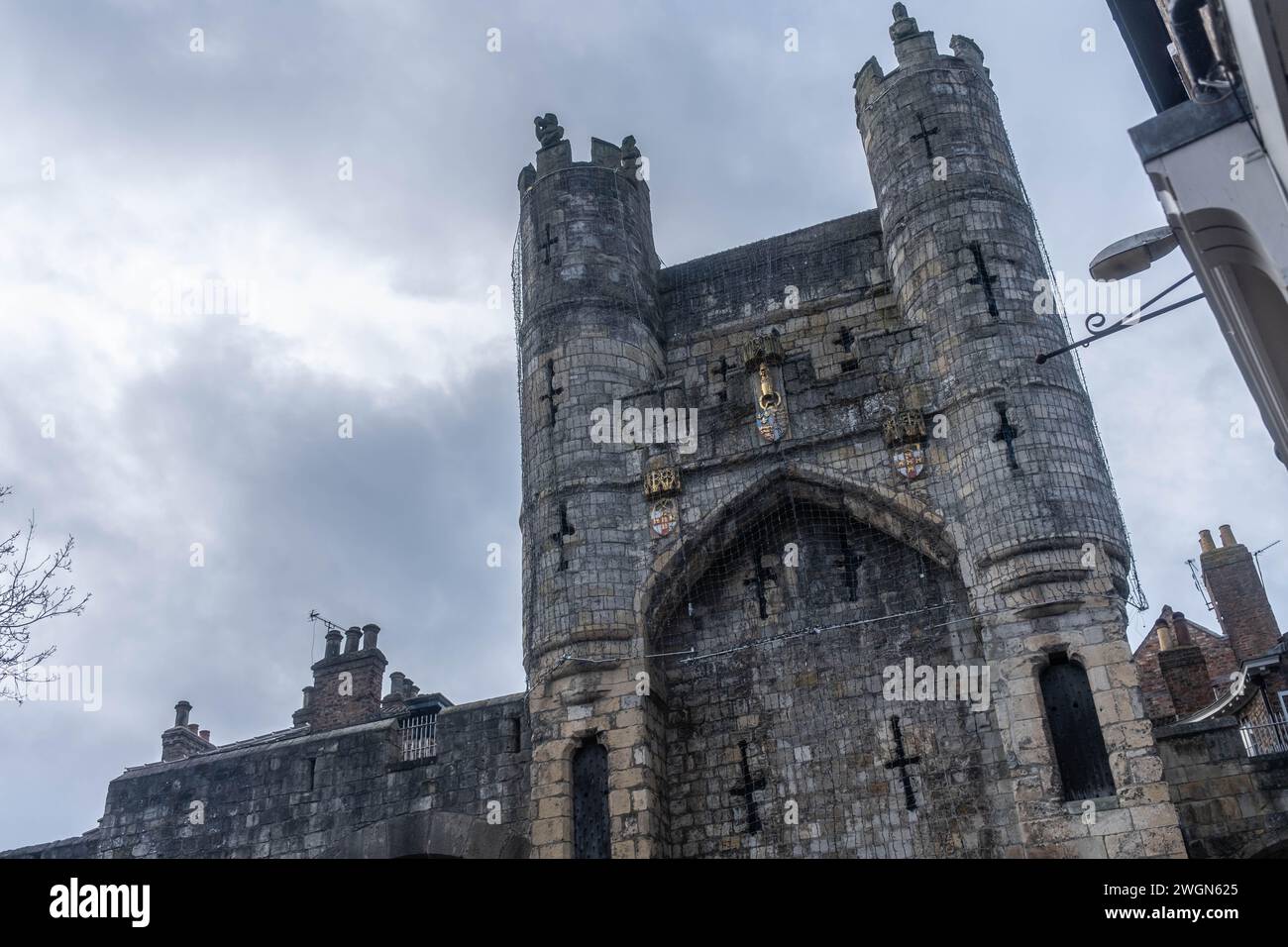Medieval gate city york hi-res stock photography and images - Alamy