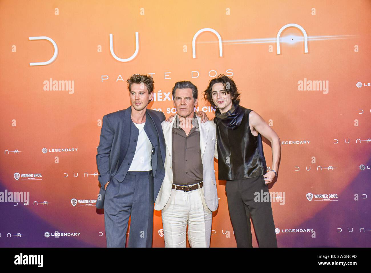 Dune: Part Two Film Photocall February 05, 2024, Mexico City, Mexico: L ...