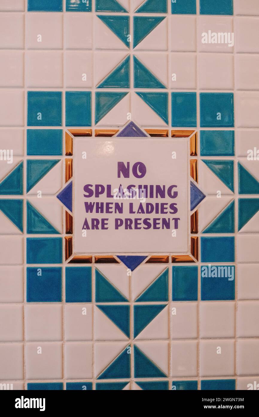 Funny sign, Disneysea, Tokyo Disney, Tokyo, Japan Stock Photo - Alamy