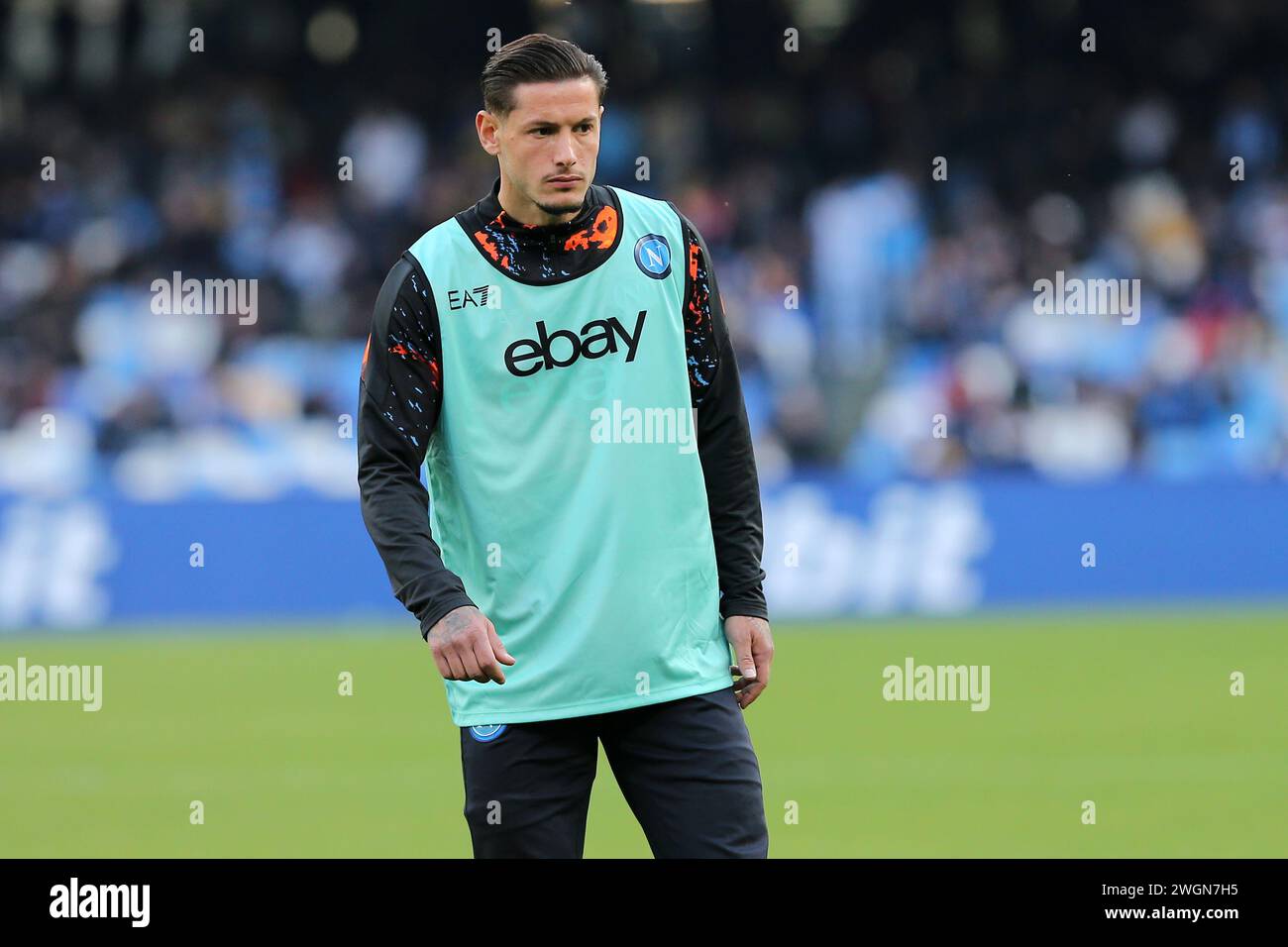 Pasquale Mazzocchi of Ssc Napoli during warm up before the Serie A ...