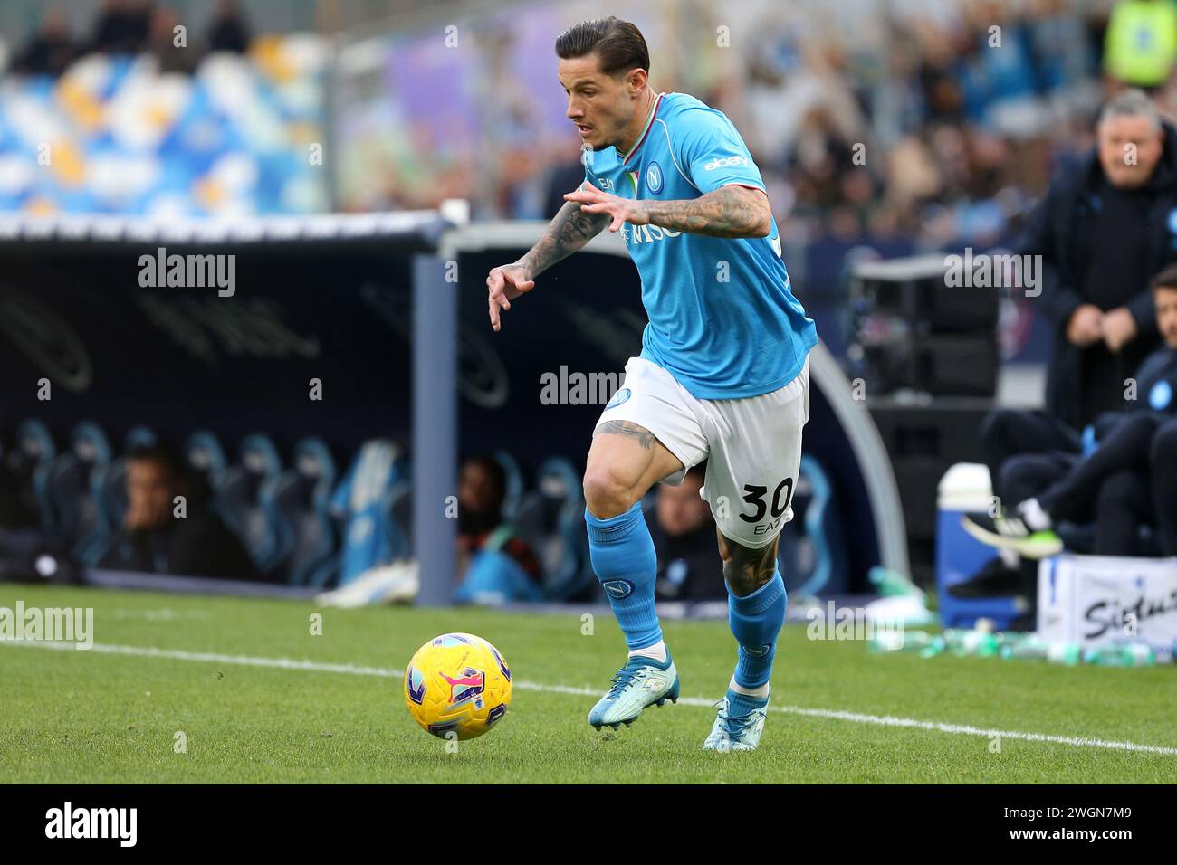 Pasquale Mazzocchi of Ssc Napoli in action during the Serie A match ...