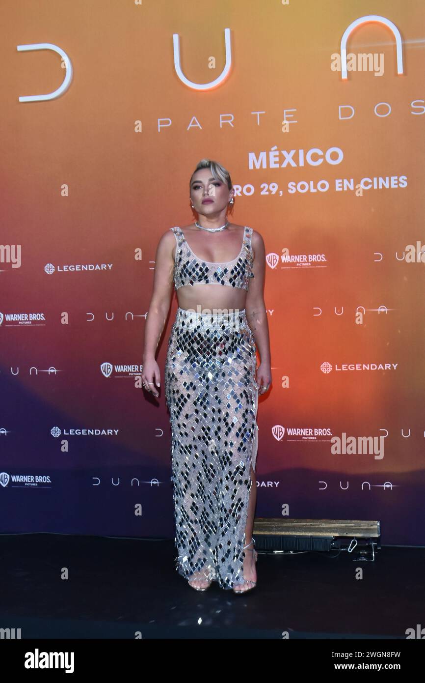 Mexico City, Mexico. 05th Feb, 2024. Actress Florence Pugh is attending ...