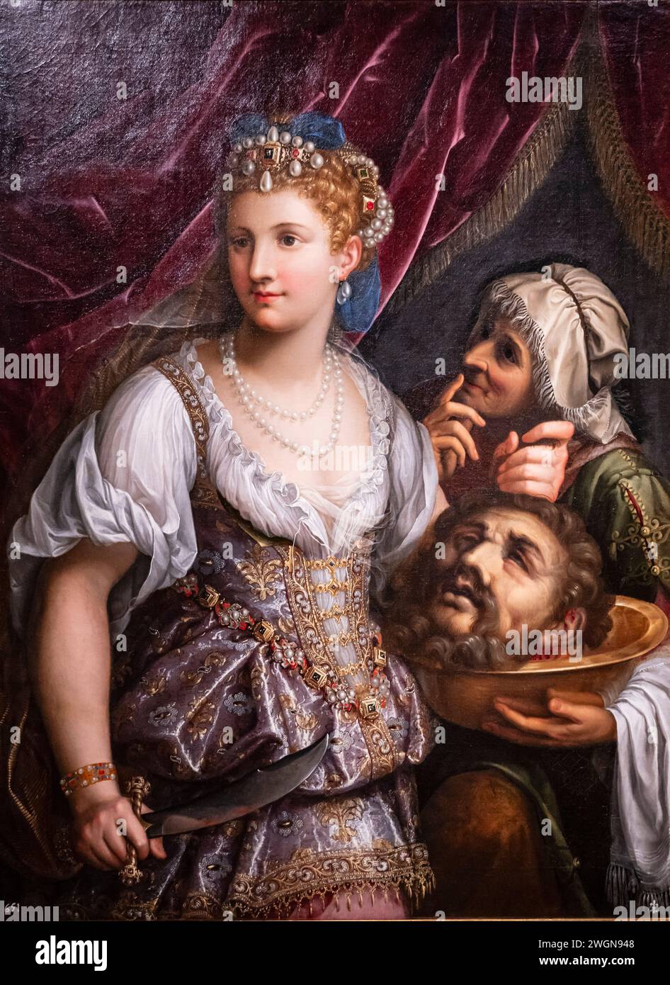 Fede Galizia. Judith with the head of Holofernes, oil on canvas. around ...