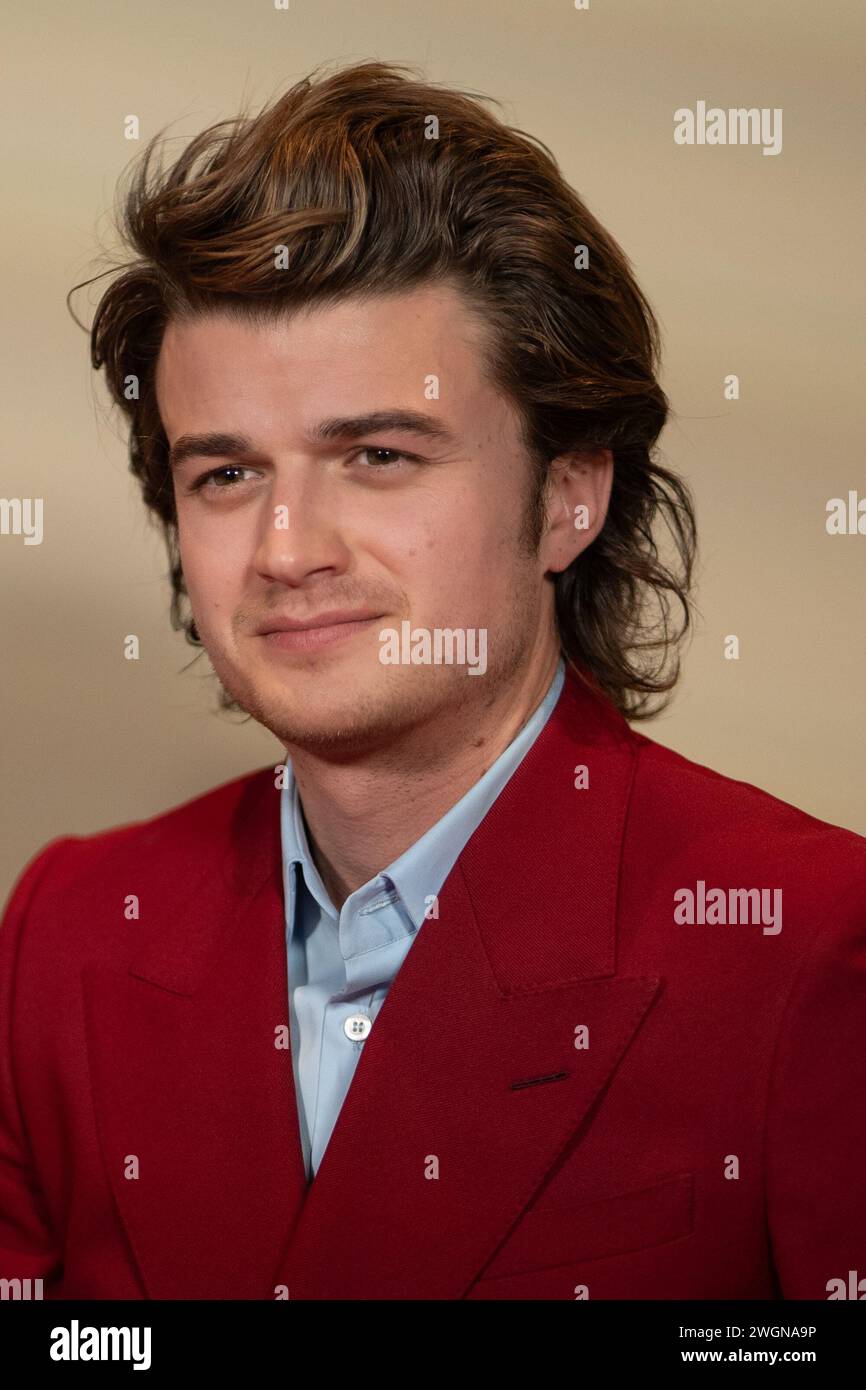 Rome, Italy. 05th Feb, 2024. Joe Keery is attending the premiere of ...