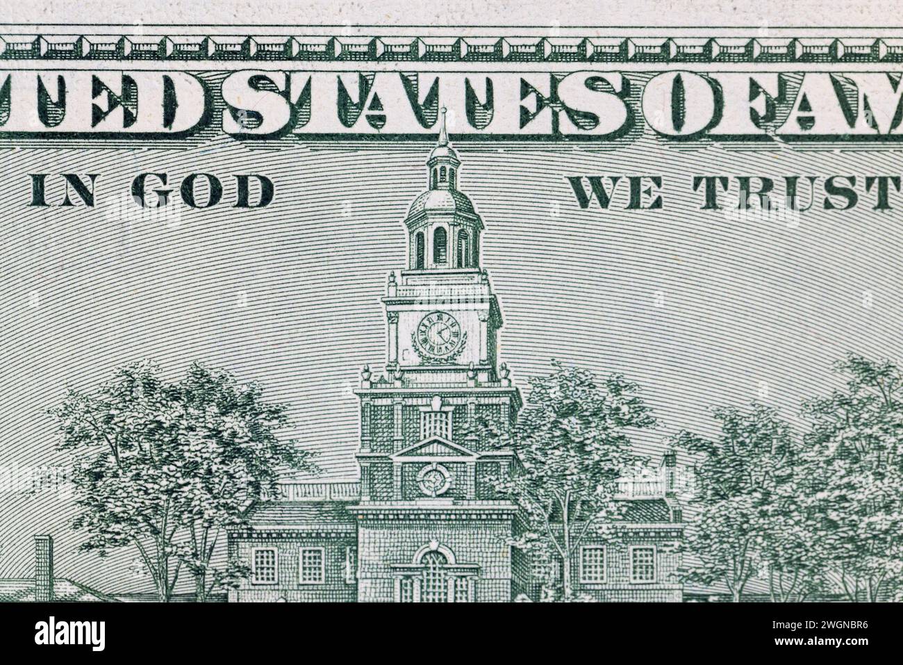 international currency American cash dollars close-up, genuine United ...