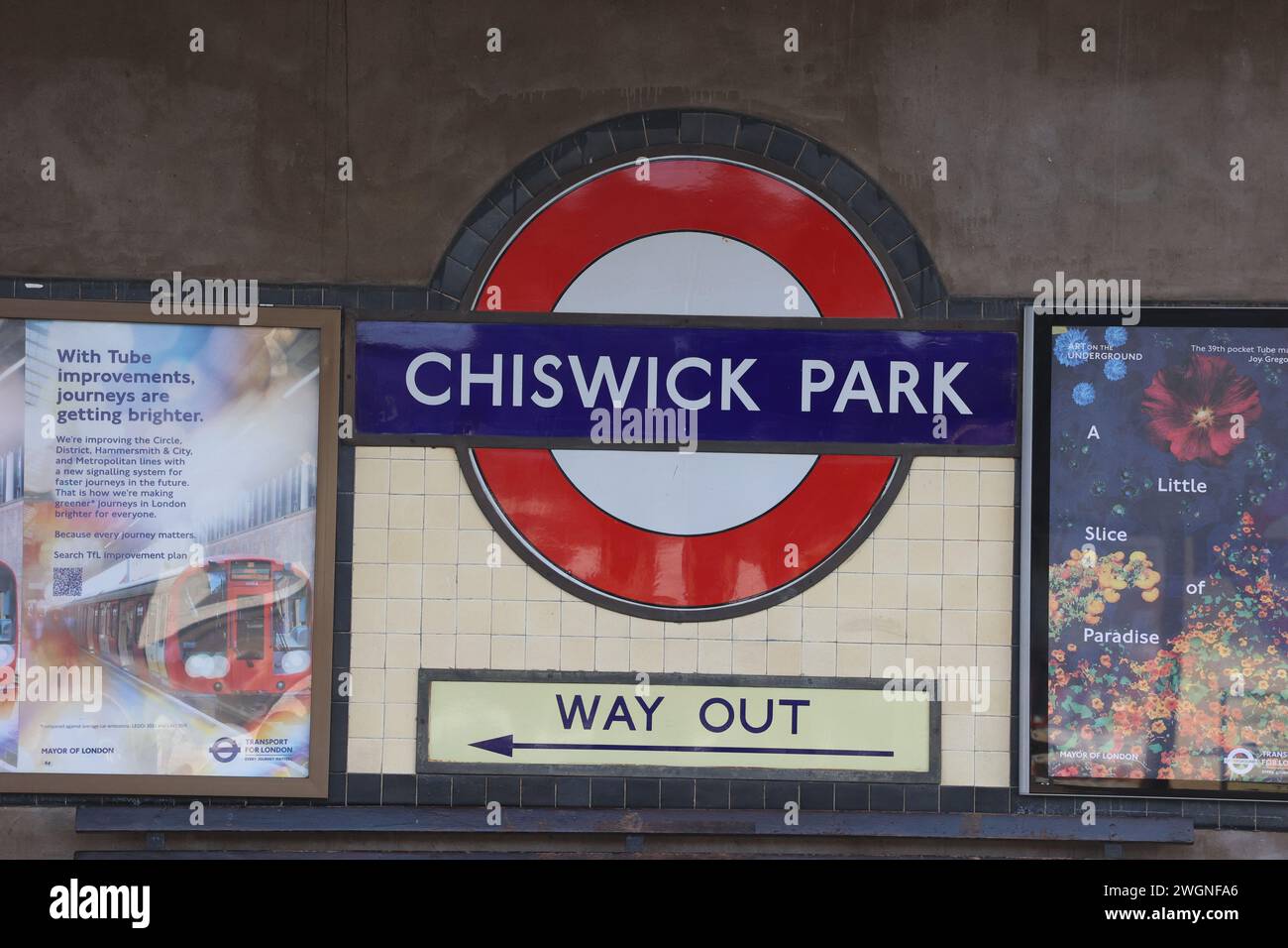Chiswick Park London Underground Station Stock Photo - Alamy