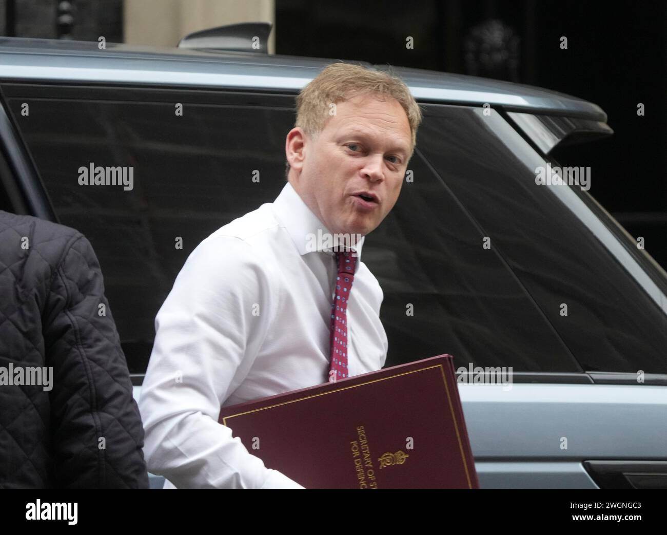 Defence Secretary Grant Shapps arrives in Downing Street, London, for a ...
