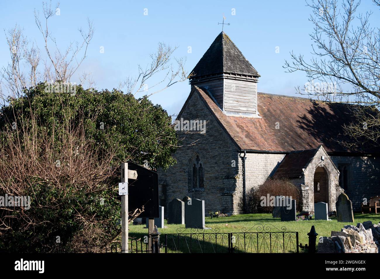 St. Leonard`s Church, Broughton Hackett, Worcestershire, England, UK ...