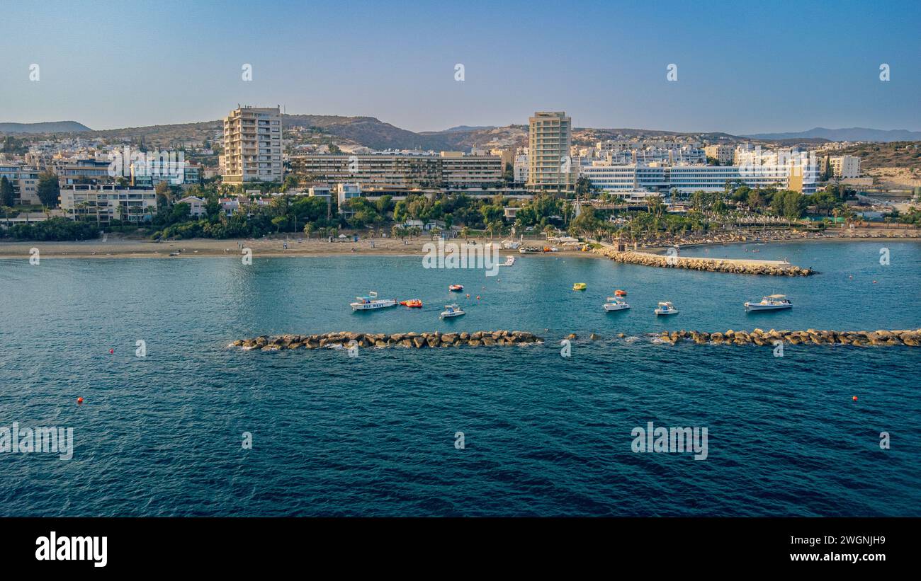 An aerial view of the seafront of Limassol, Cyprus Stock Photo - Alamy
