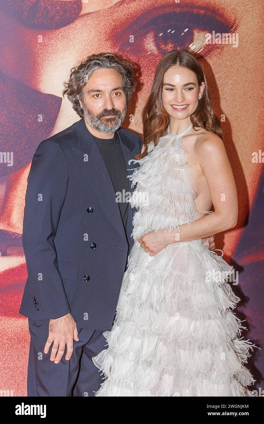 News - Photocall Movie Finalmente l Alba Lily James and Saverio ...