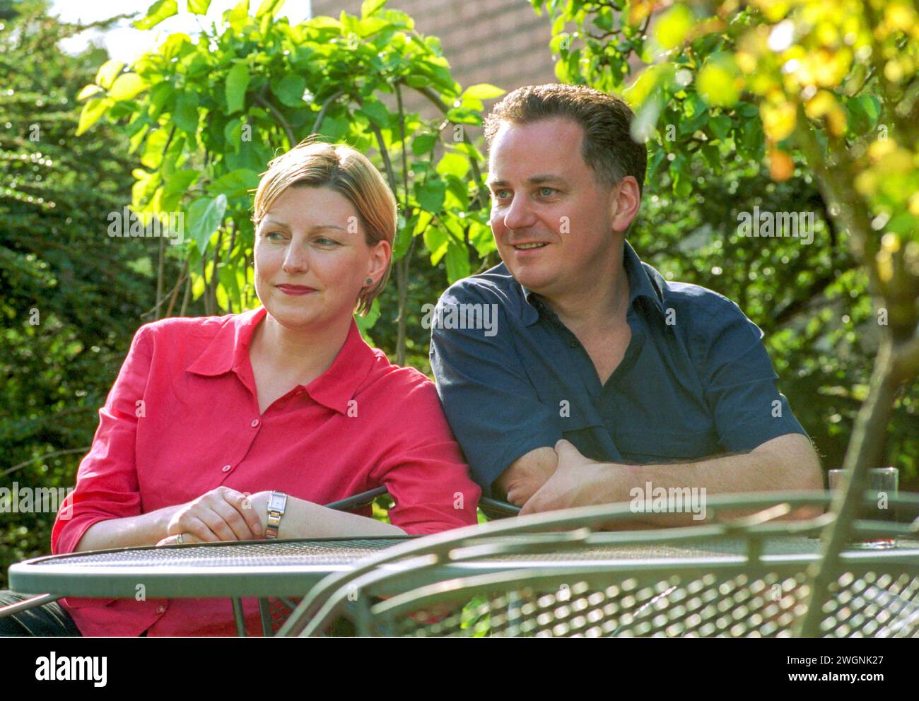 Scotland's Finance Minister Jack McConnell MSP and his wife Bridget ...
