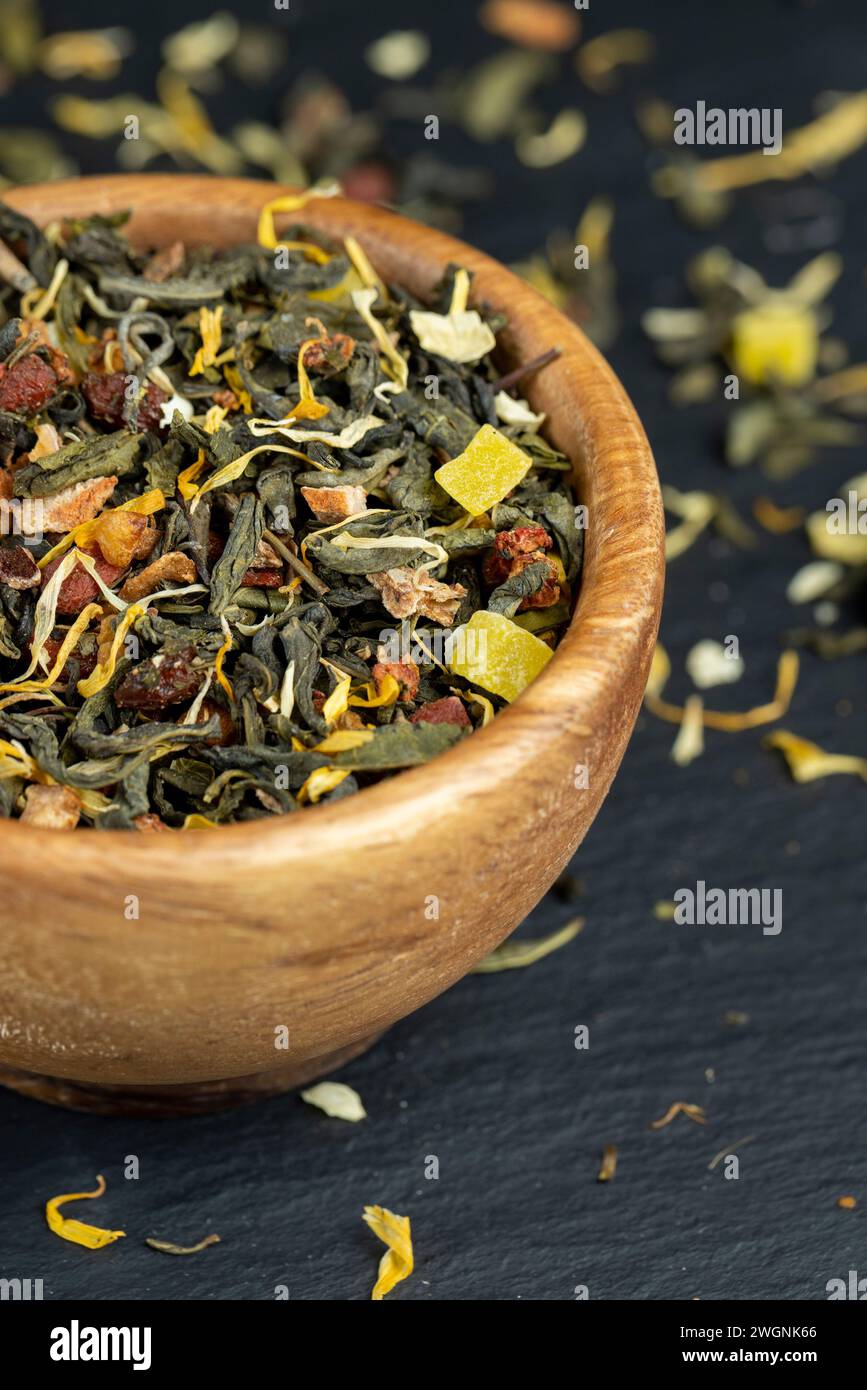 Collection tea natural additives hi-res stock photography and images ...
