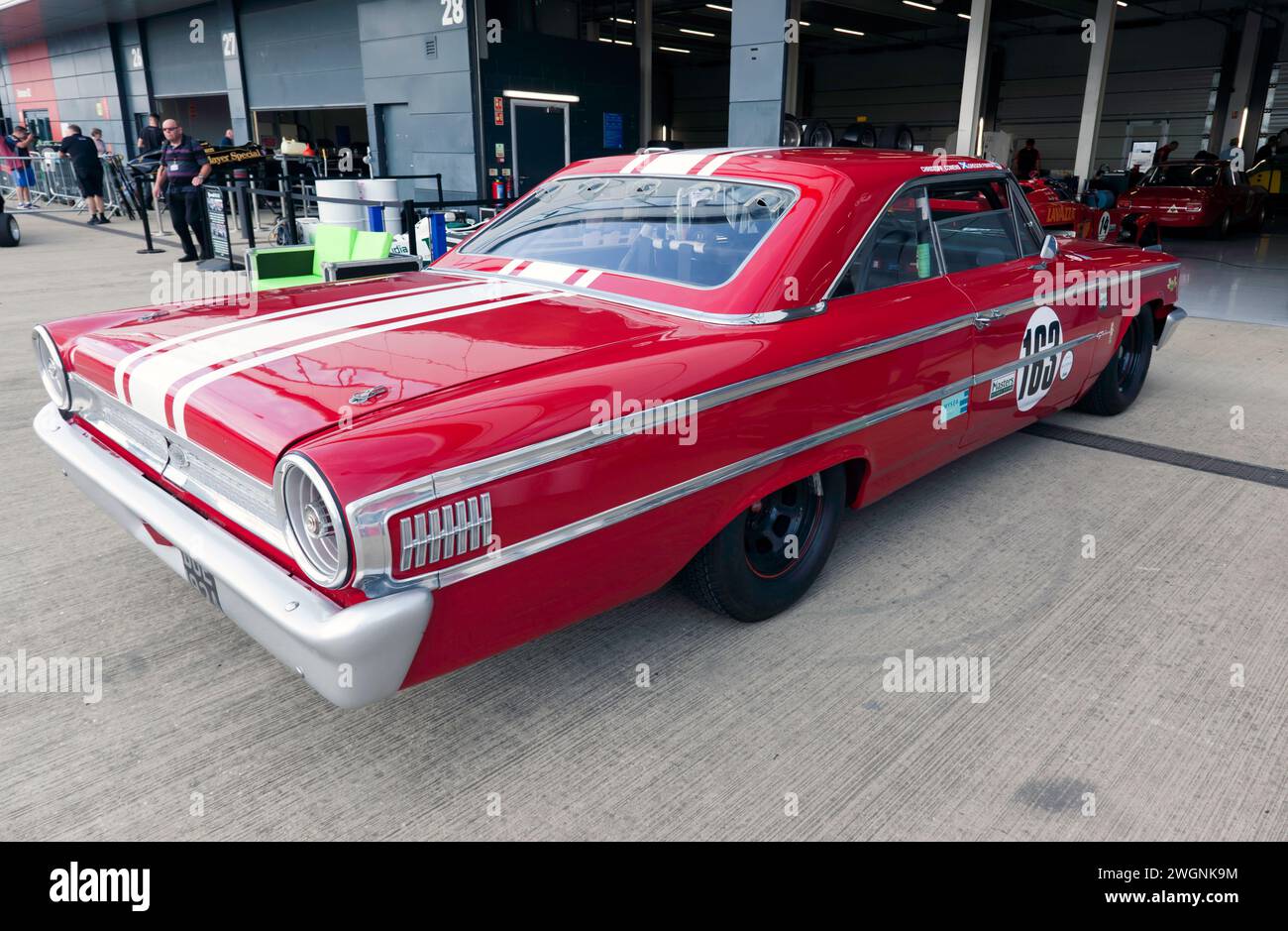 Three-Quarters Rear View of Gregor Fisken and Christoff Cowens, Red and ...