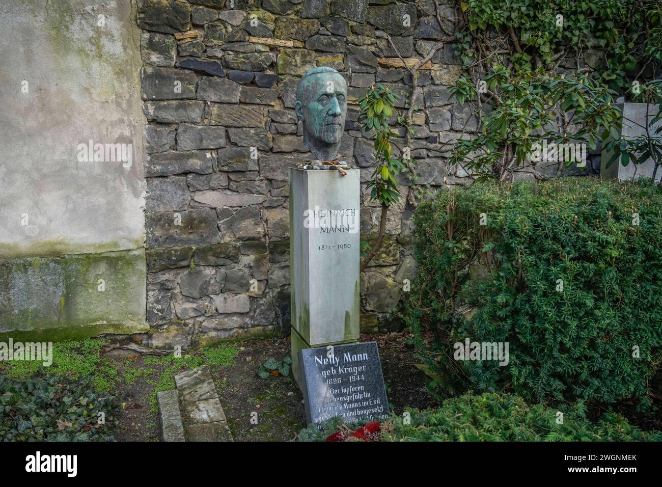 Heinrich Mann, Grab, Dorotheenstädtischer Friedhof, Chausseestraße ...