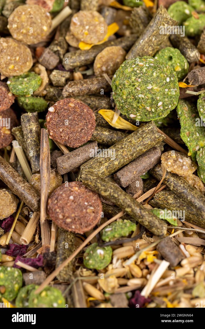 mixed cereals, grass, grain, corn for animals, combined pet food for ...