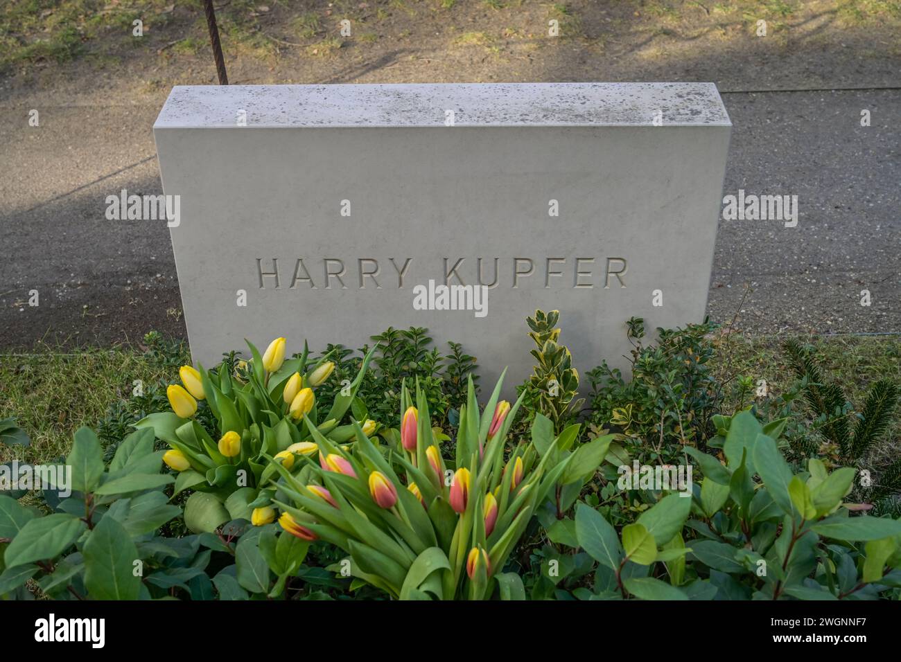 Harry Alfred Robert Kupfer, Grab, Dorotheenstädtischer Friedhof ...