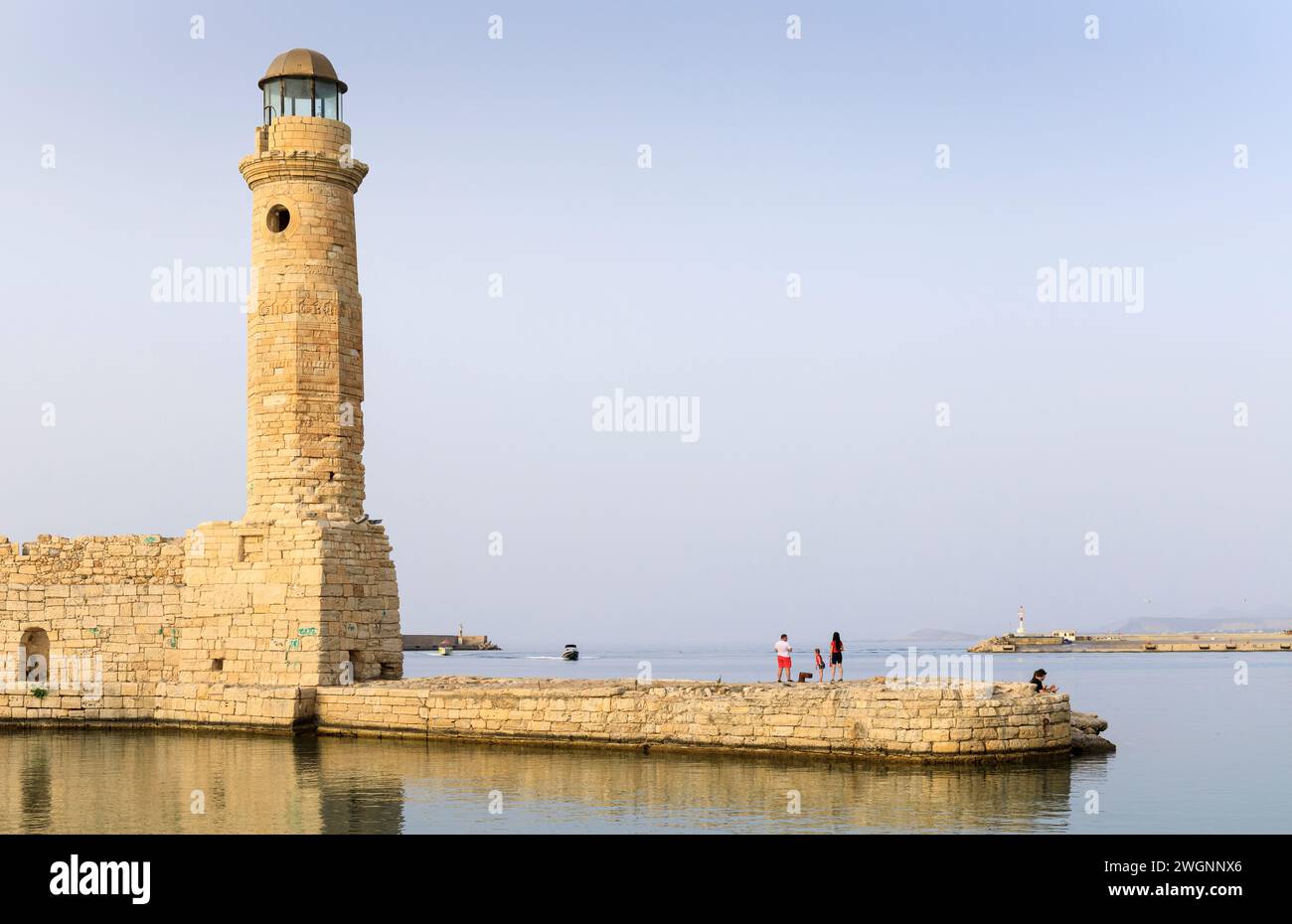 Rethymnon lighthouse hi-res stock photography and images - Alamy