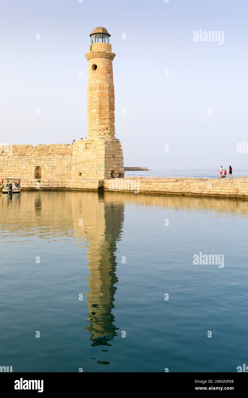 Rethymnon lighthouse hi-res stock photography and images - Alamy