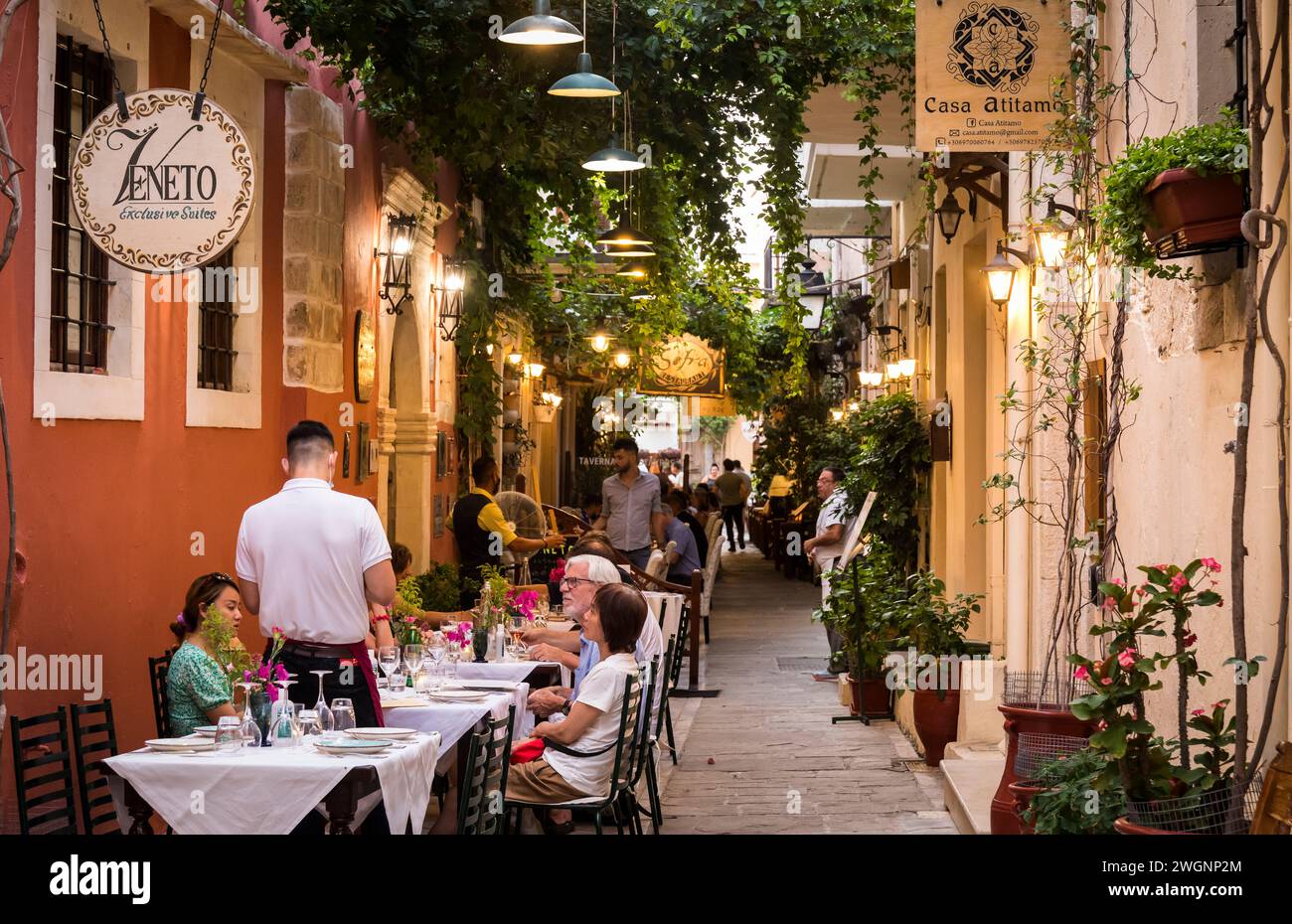 Rethymnon historic old town centre hi-res stock photography and images ...