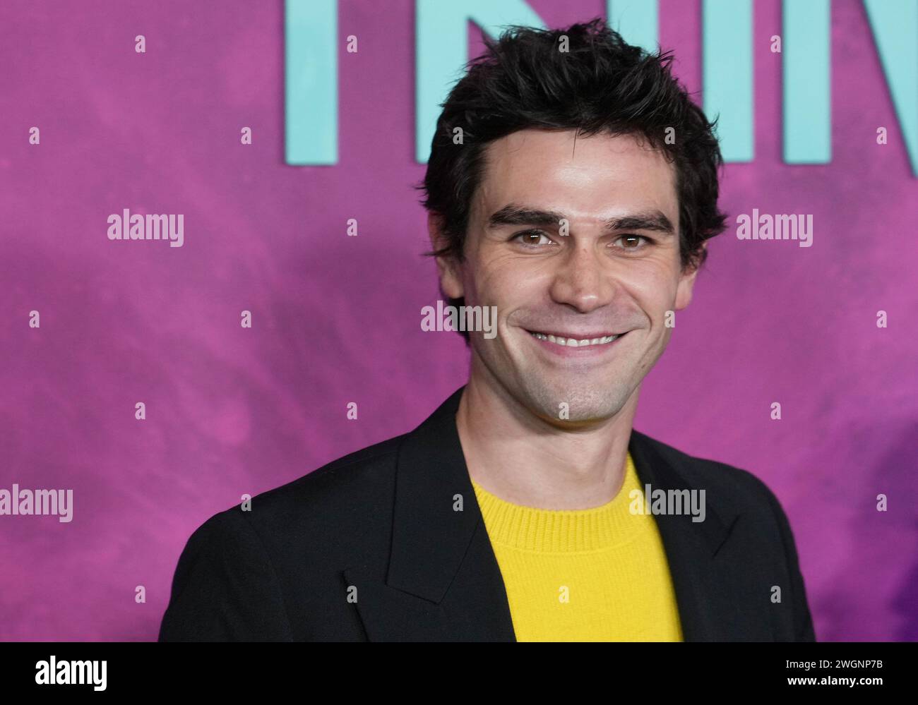 Los Angeles, USA. 05th Feb, 2024. KJ Apa arrives at the Focus Features' LISA FRANKENSTEIN Los ...