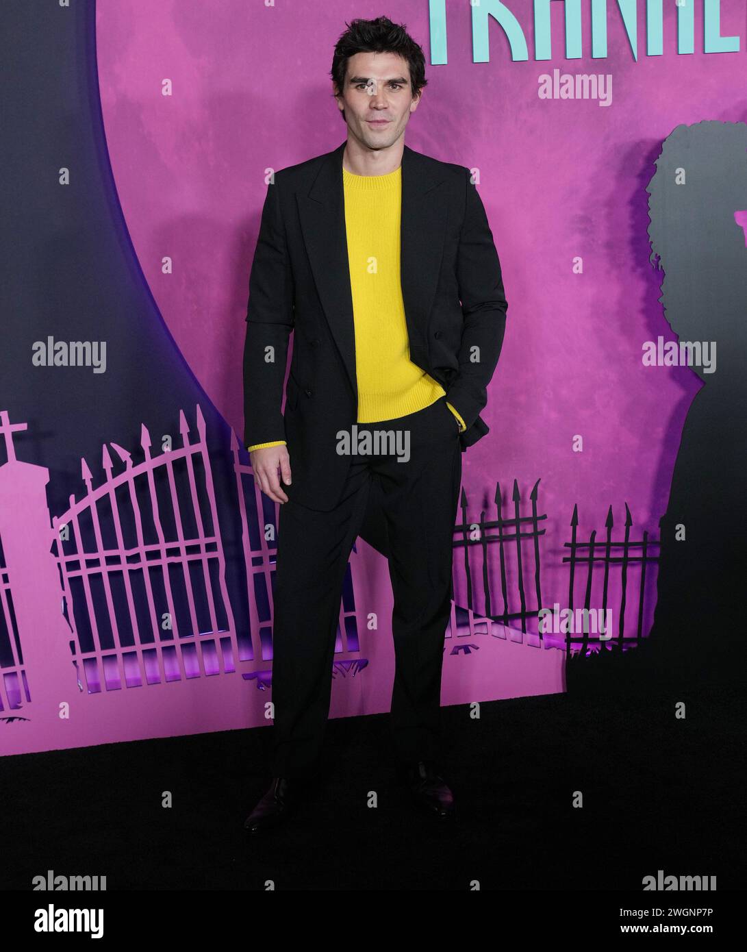 Los Angeles, USA. 05th Feb, 2024. KJ Apa arrives at the Focus Features' LISA FRANKENSTEIN Los ...