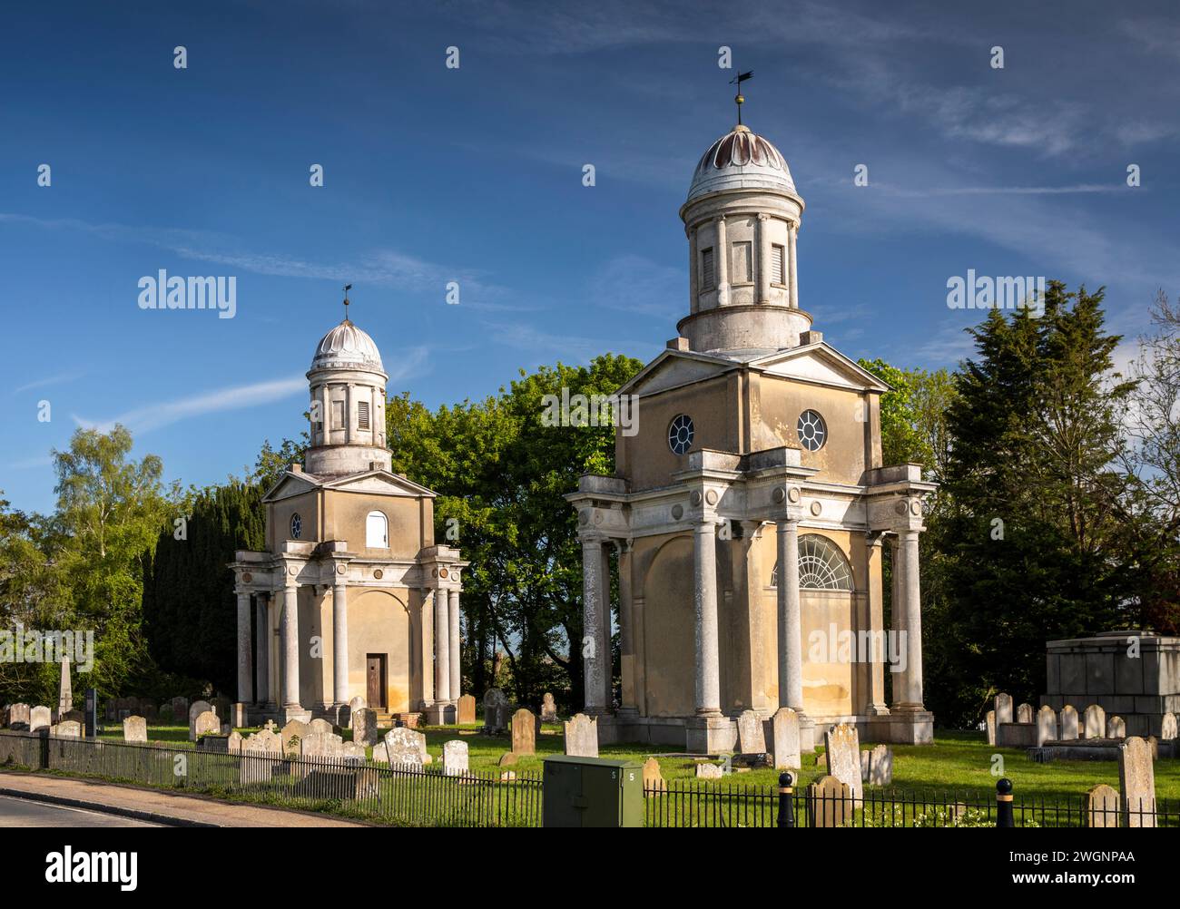 UK, England, Essex, Mistley, Towers, remains of Robert Adam Church ...