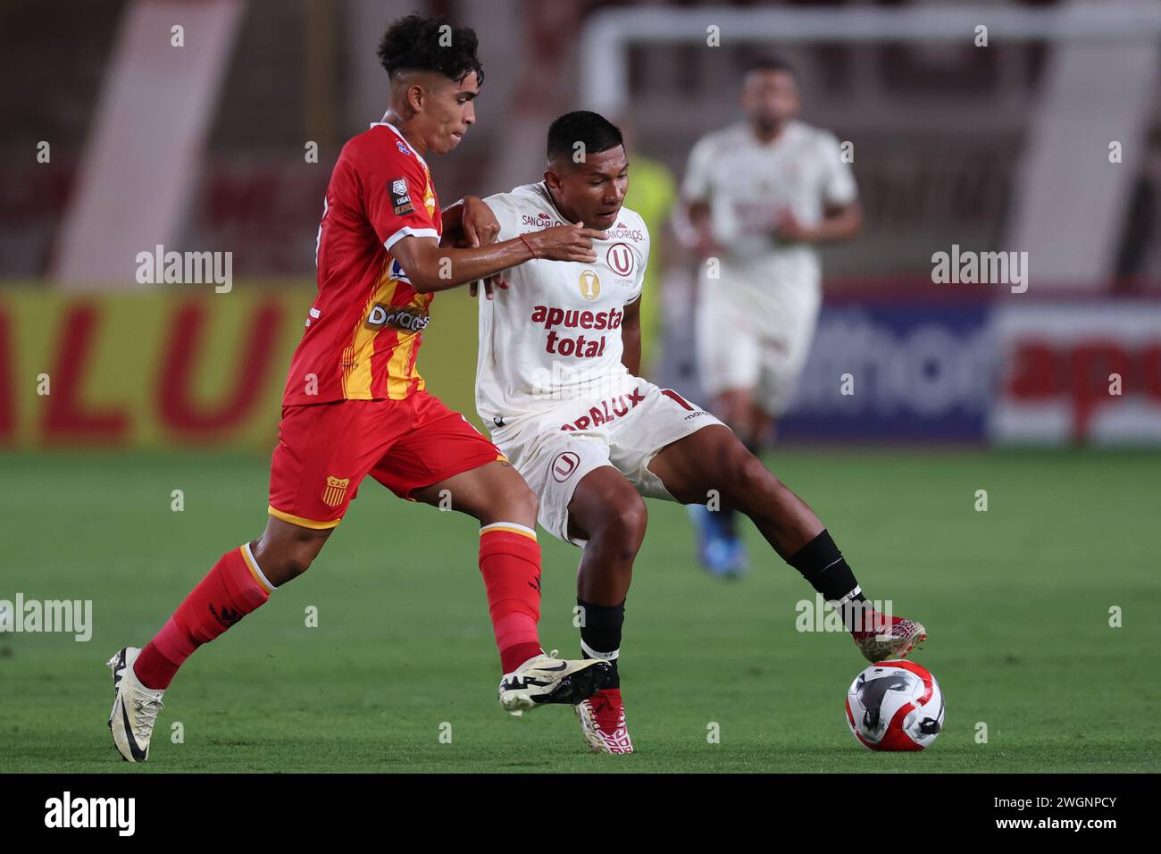 Lima, Peru. 04th Feb, 2024. Edison Flores of Universitario de Deportes ...
