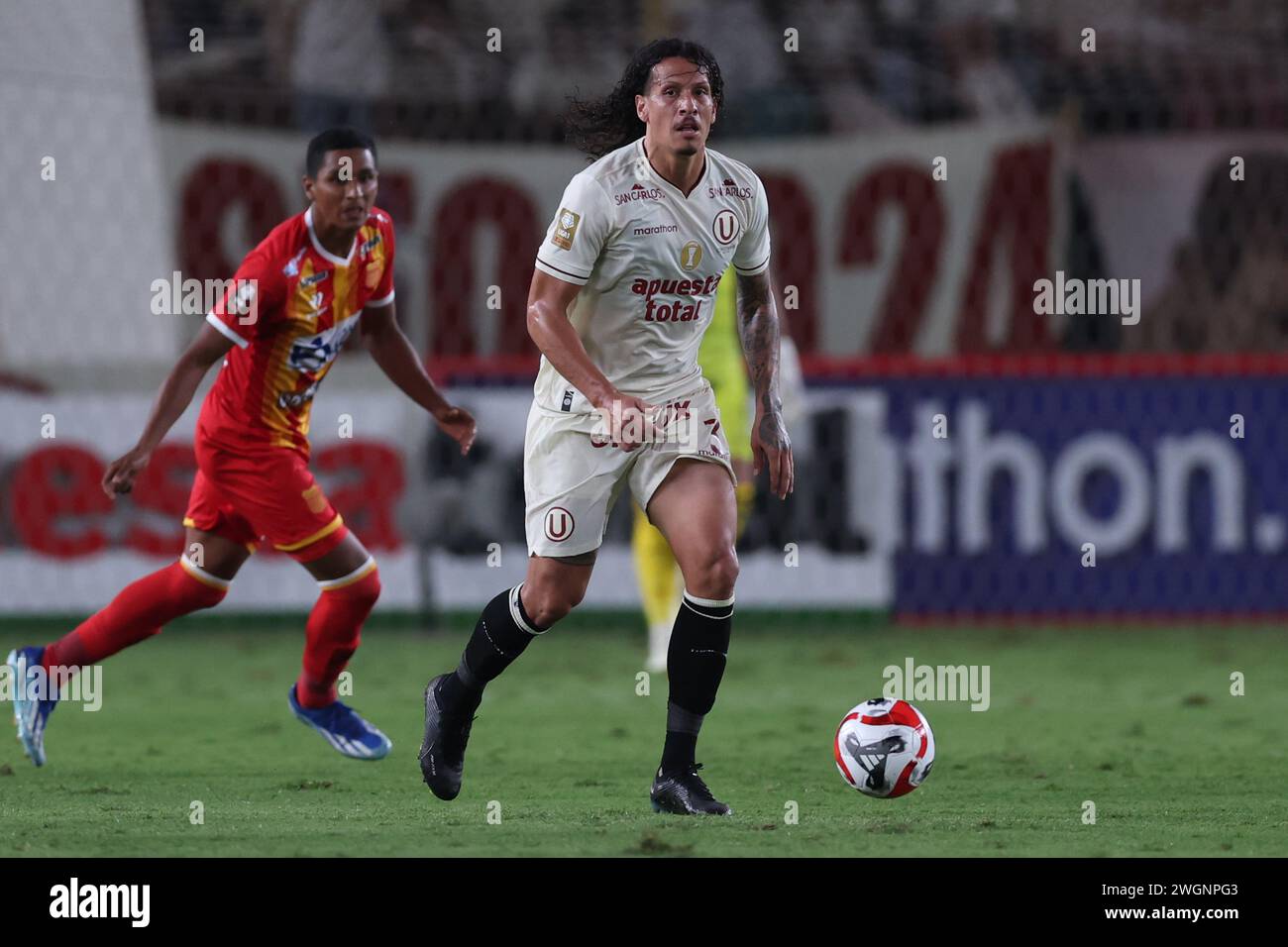 Williams Riveros of Universitario de Deportes during the Torneo ...