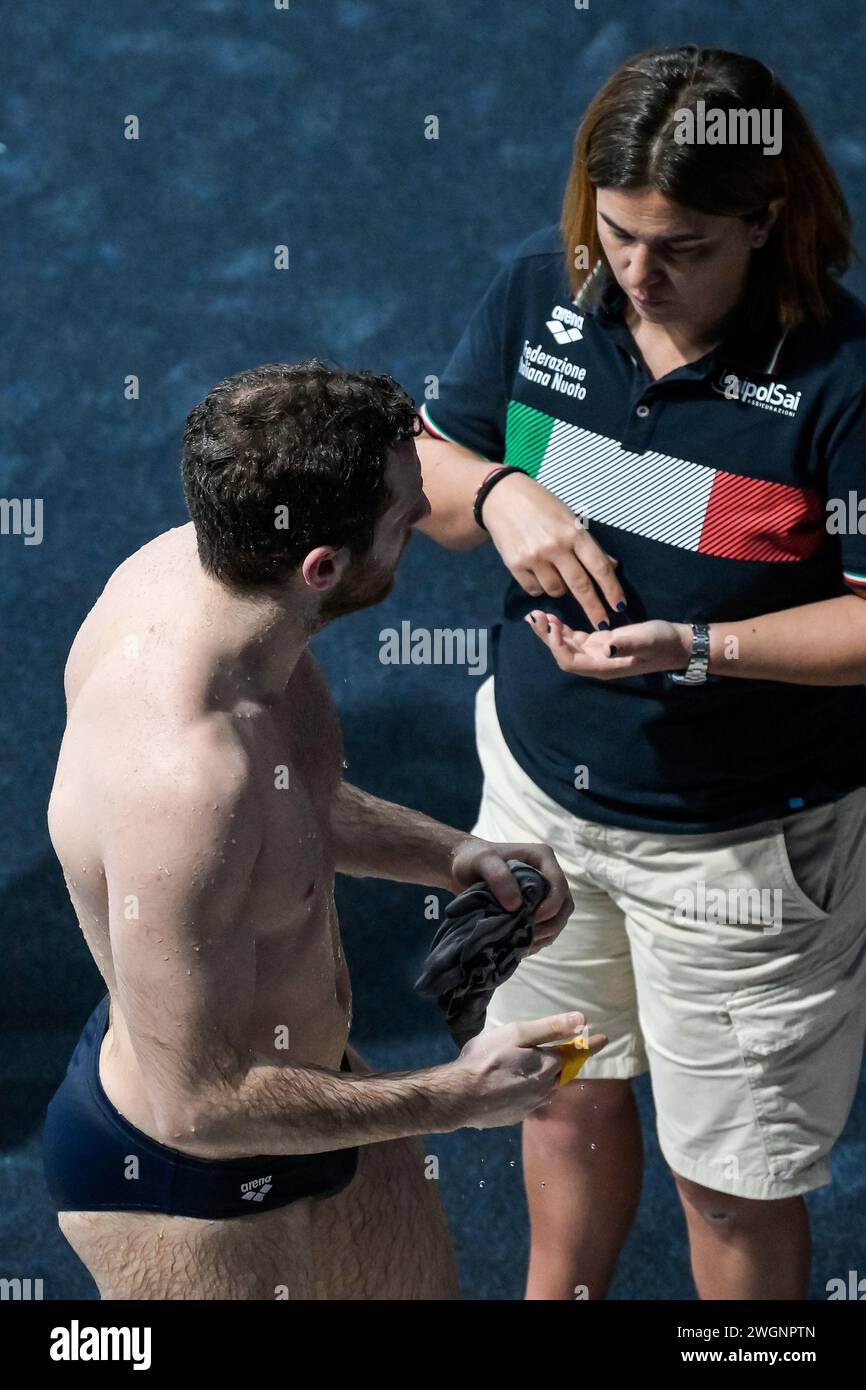 Doha, Qatar. 06th Feb, 2024. Lorenzo Marsaglia of Italy competes in the ...