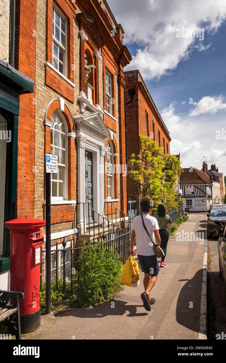 UK, England, Essex, Dedham, High Street from Sherman’s house Stock ...