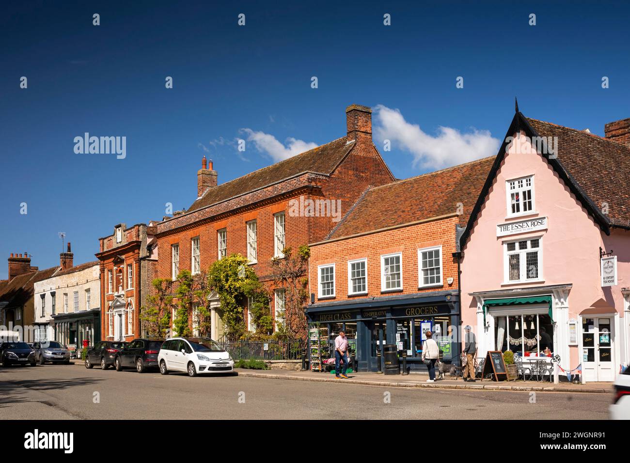 UK, England, Essex, Dedham, High Street Stock Photo - Alamy