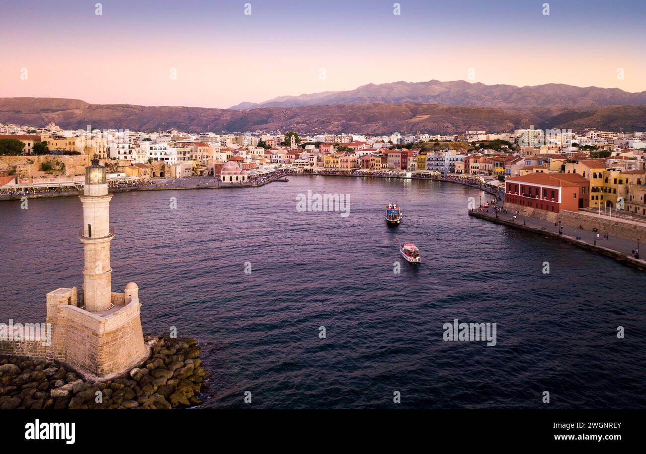 Chania aerial hi-res stock photography and images - Alamy