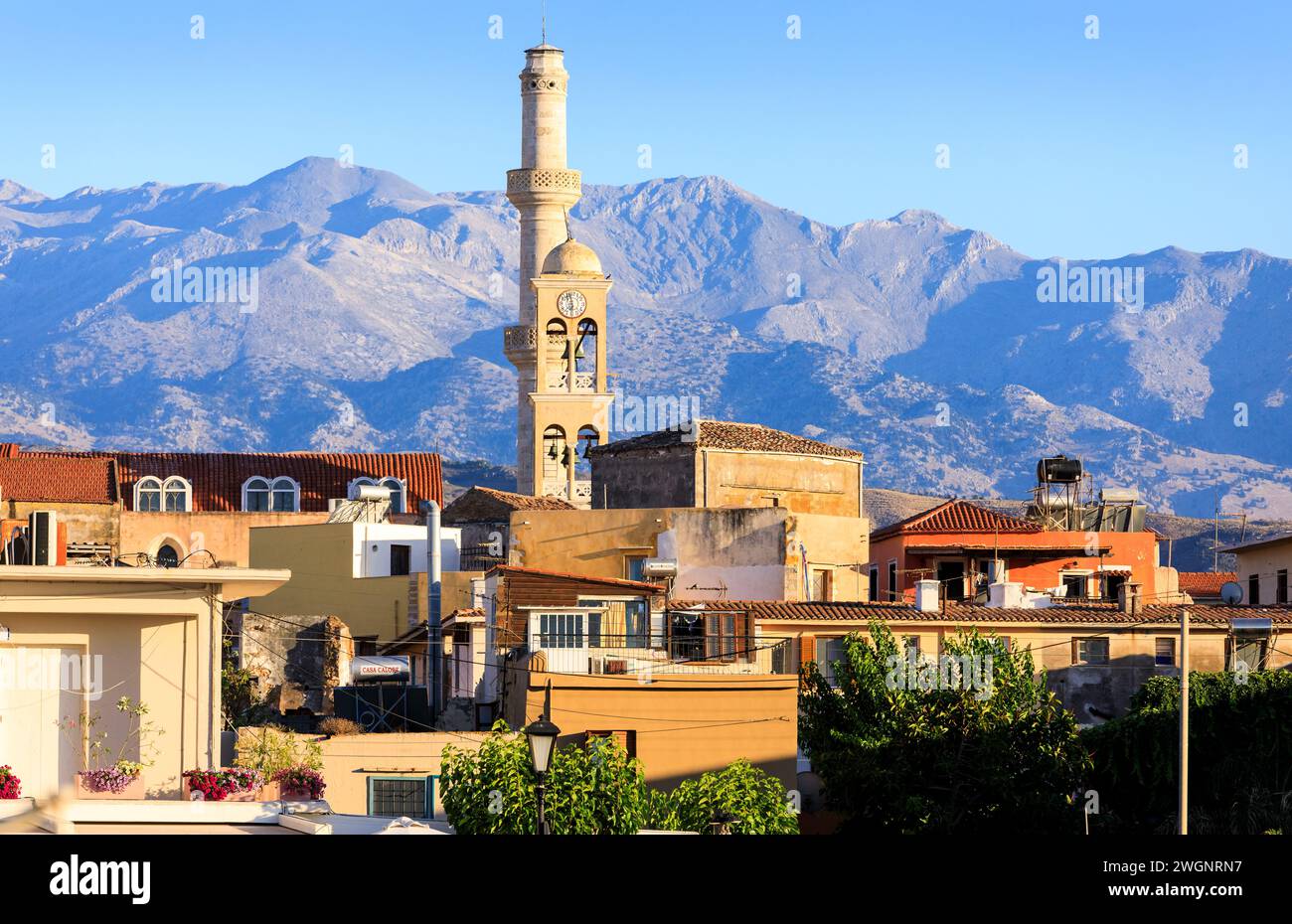 Chania town mountains hi-res stock photography and images - Alamy