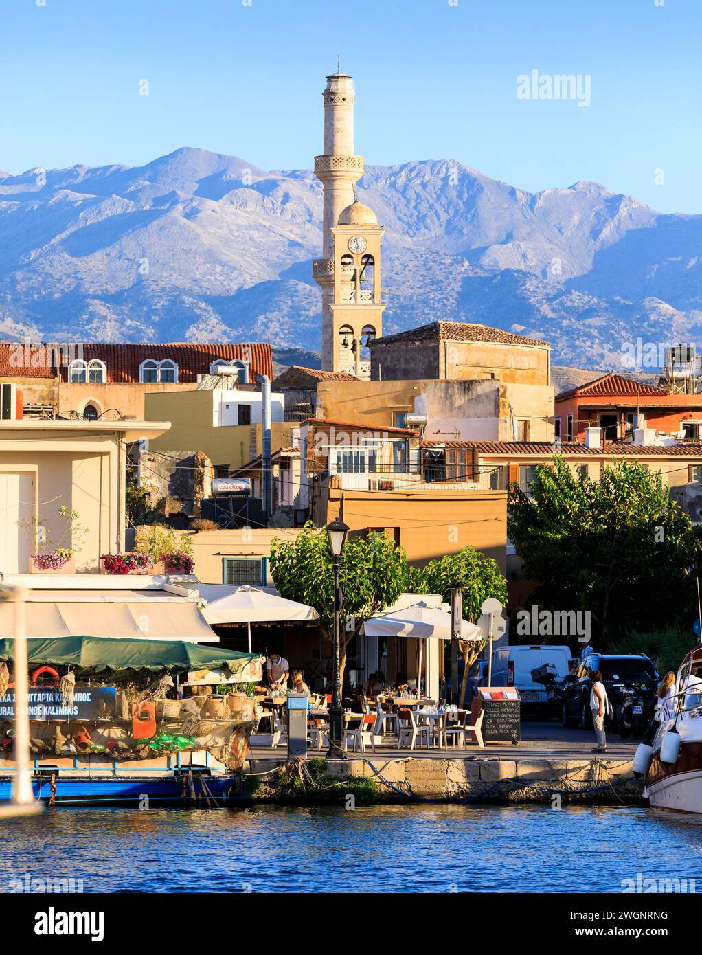 Chania town mountains hi-res stock photography and images - Alamy