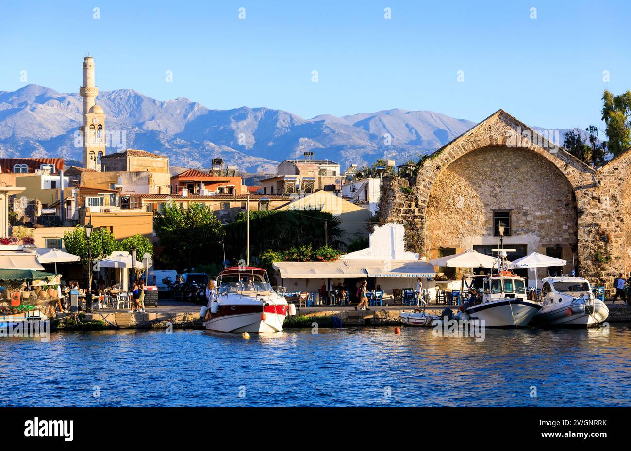Chania town mountains hi-res stock photography and images - Alamy
