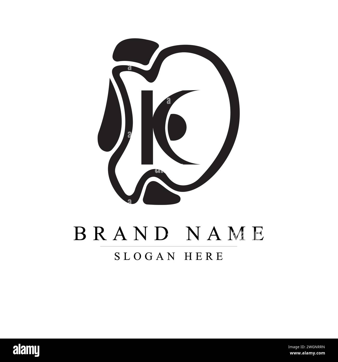 Logo design letter DL, Elegant modern, Vector template, Modern Abstract ...