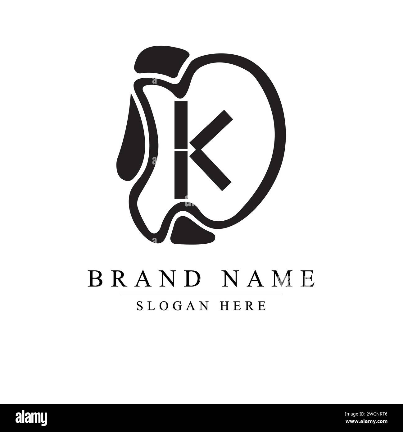 Logo design letter DL, Elegant modern, Vector template, Modern Abstract ...