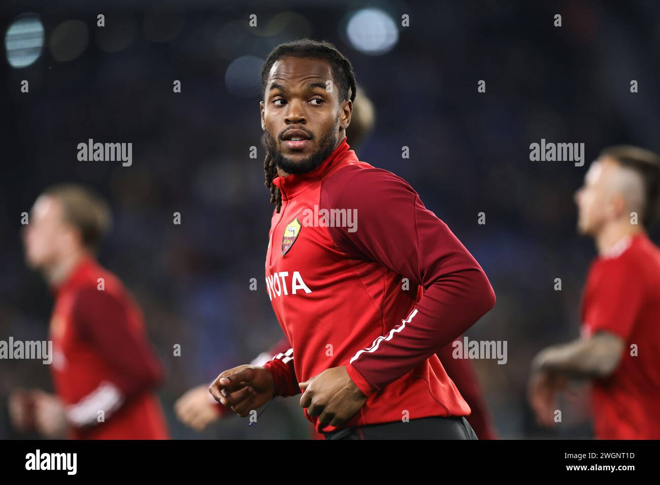 Rome, Italie. 05th Feb, 2024. Renato Sanches of Roma looks on during ...