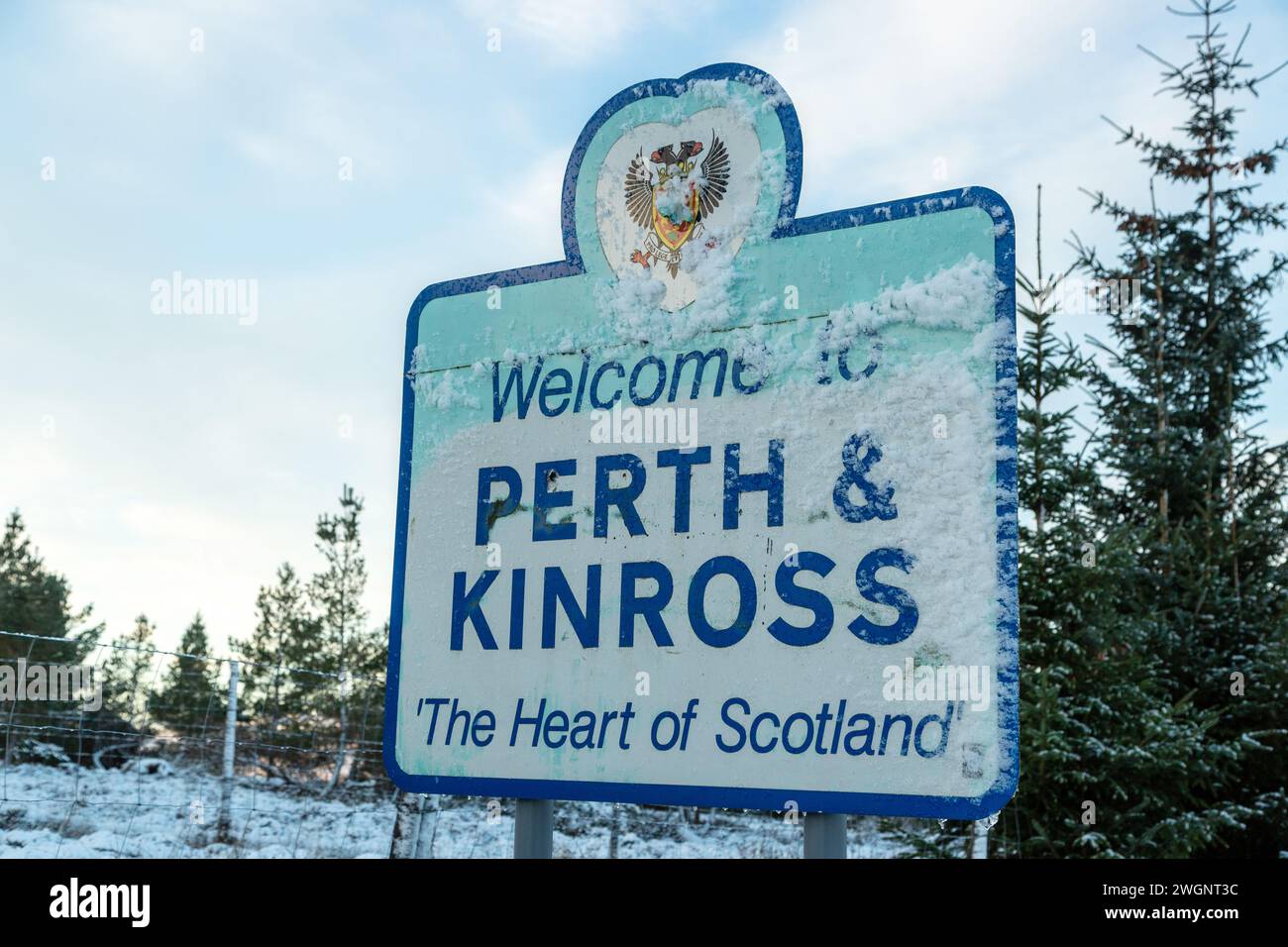 Welcome to scotland signs hi-res stock photography and images - Alamy