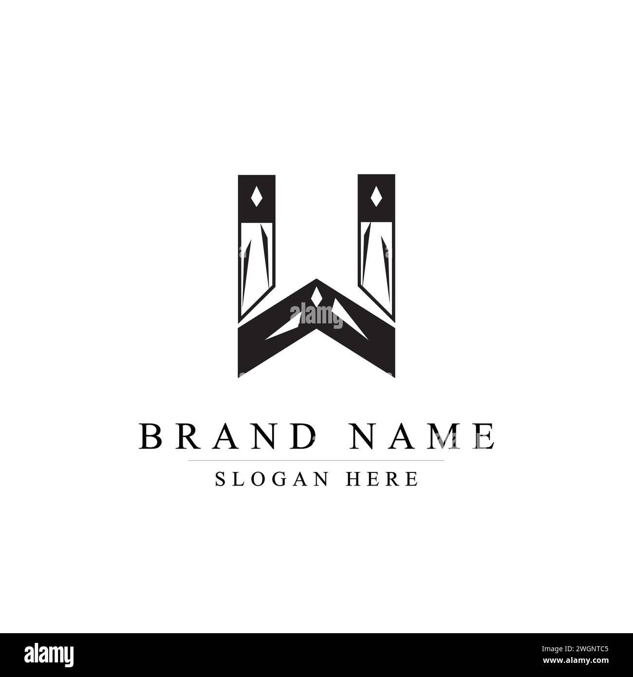 W symbol vector vectors hi-res stock photography and images - Alamy