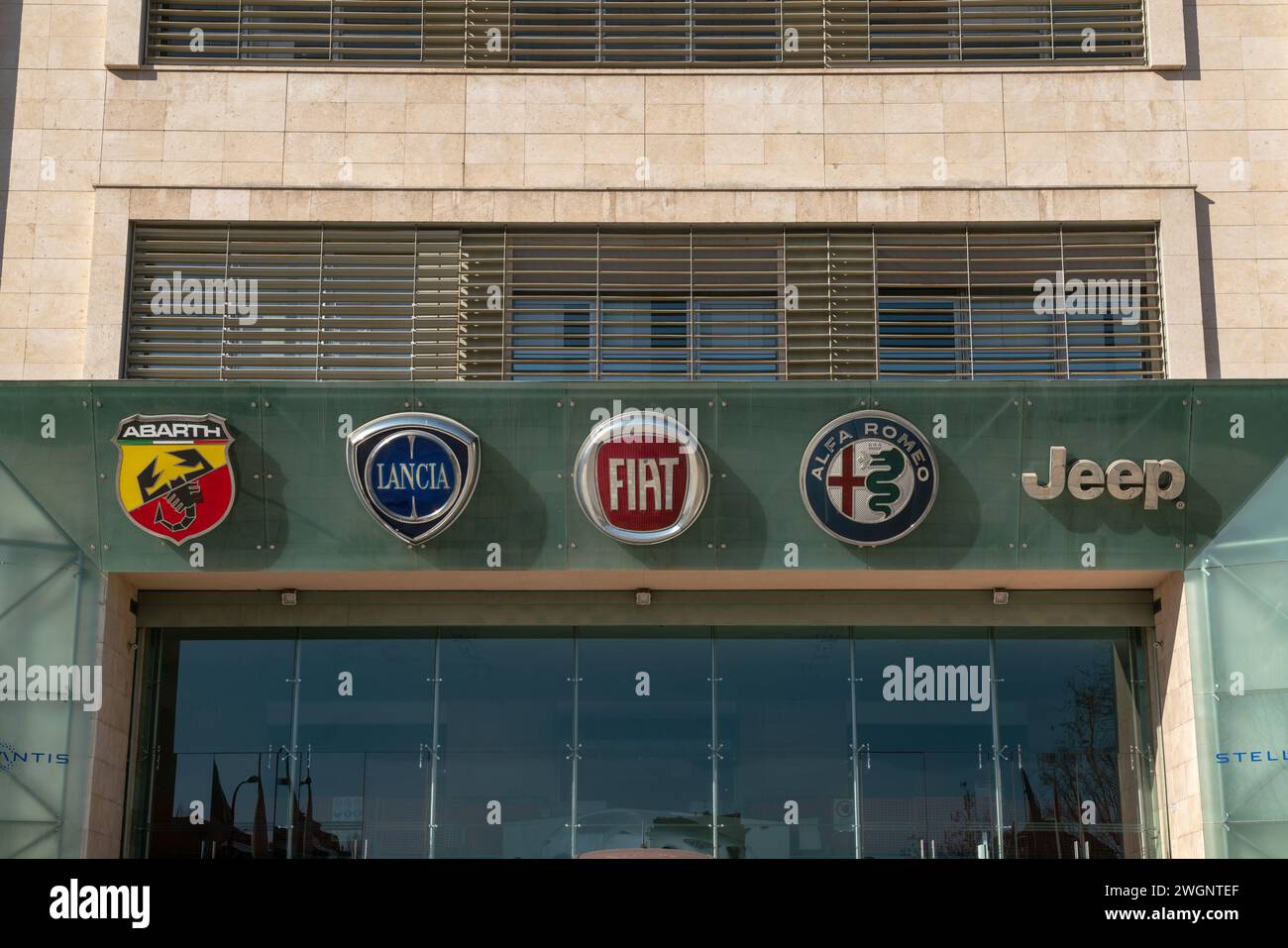 Stellantis mirafiori factory, home of car production for Fiat Chrysler Automobiles and PSA. news ...