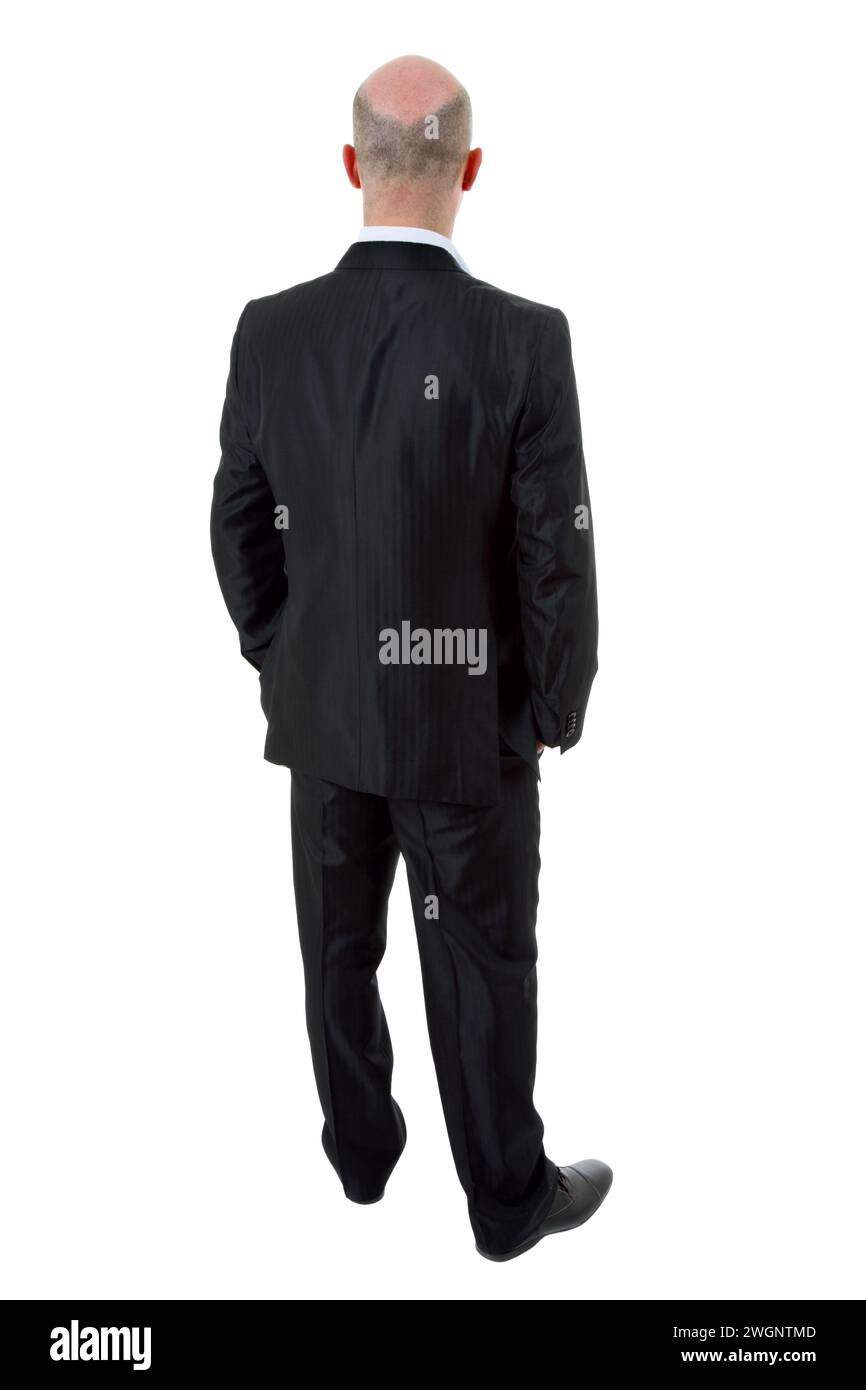 Man from back view Cut Out Stock Images & Pictures - Alamy