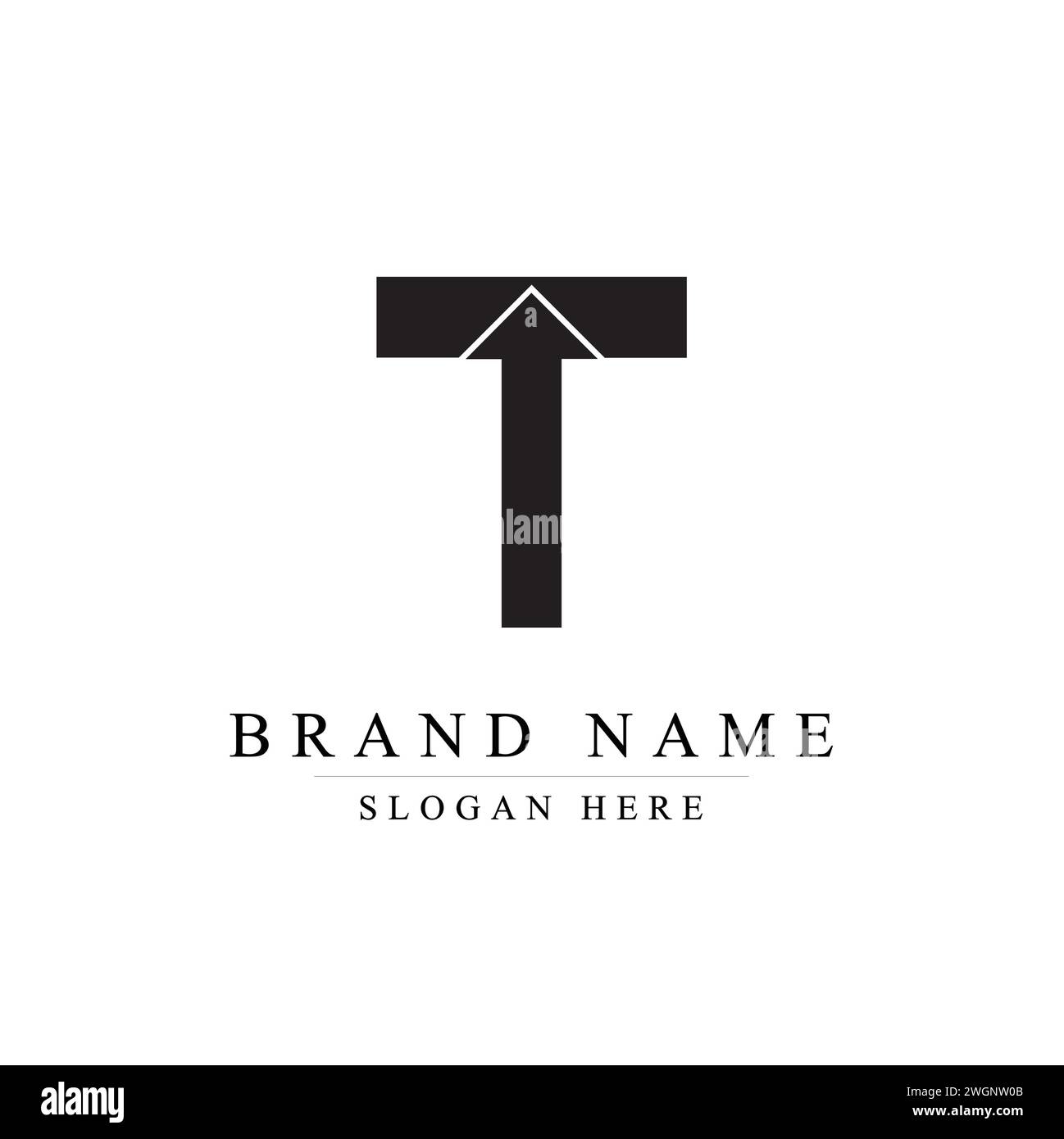 T Letter And Arrow Up Vector Logo, Initial letter T logo design vector ... T Letter And Arrow Up Vector Logo, Initial letter T logo design vector ...