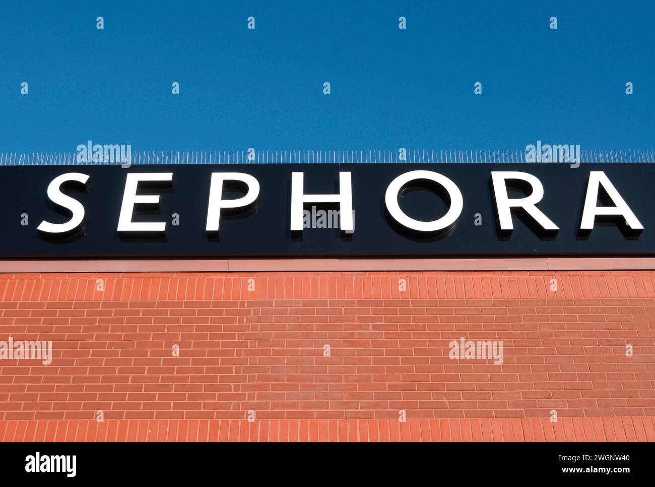 New York, United States. 05th Feb, 2024. The Sephora logo is seen on a ...