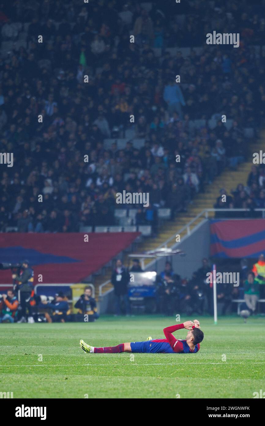 Barcelona, Spain. 27th Jan, 2024. Ferran Torres disappointed after ...