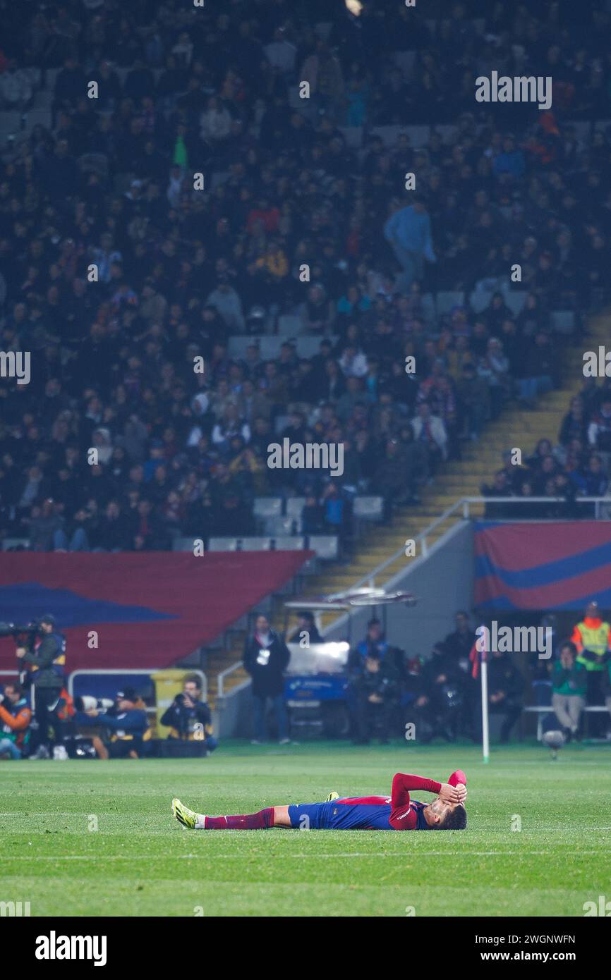 Barcelona, Spain. 27th Jan, 2024. Ferran Torres disappointed after ...