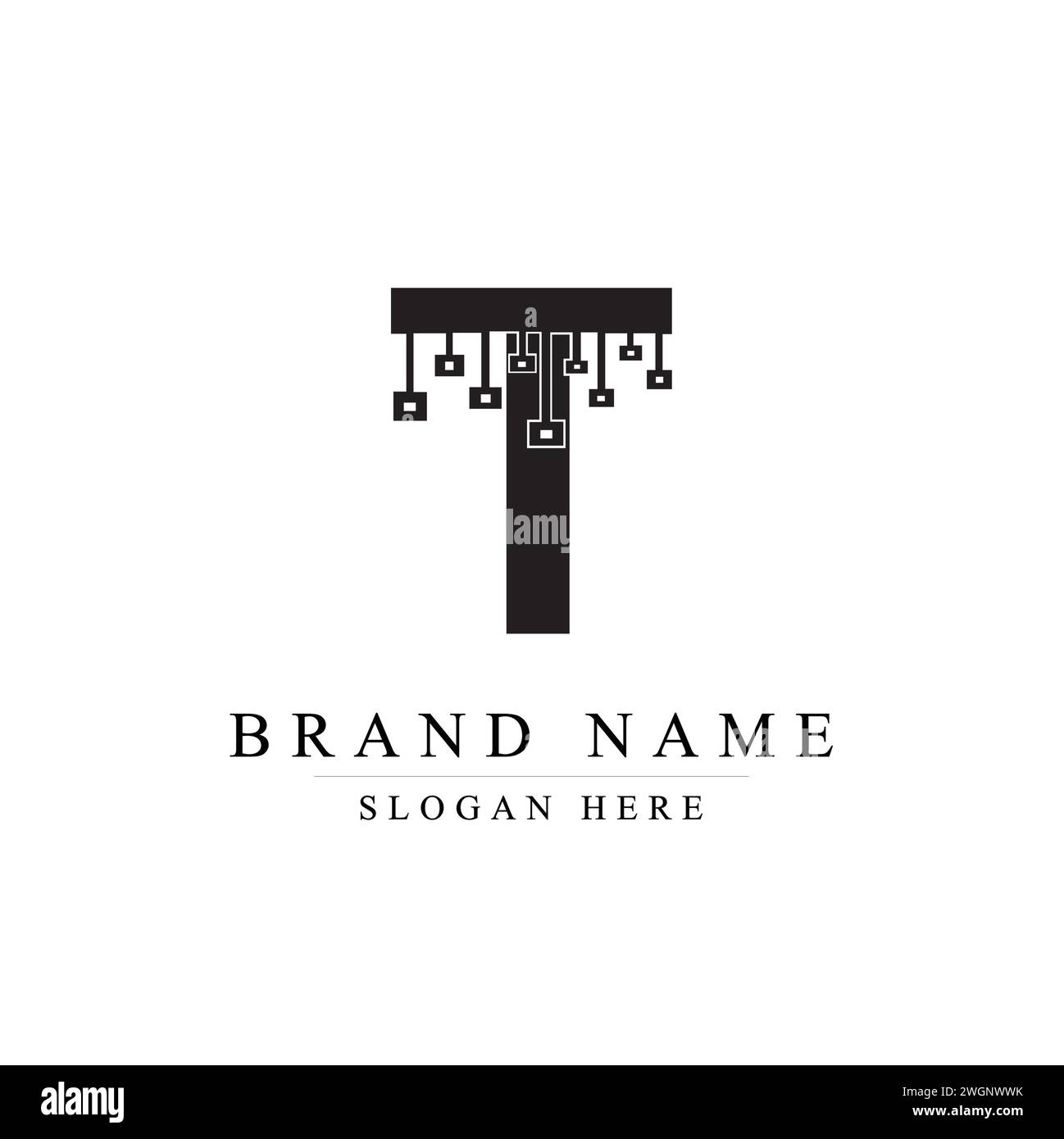 Letter t logo piano hi-res stock photography and images - Alamy